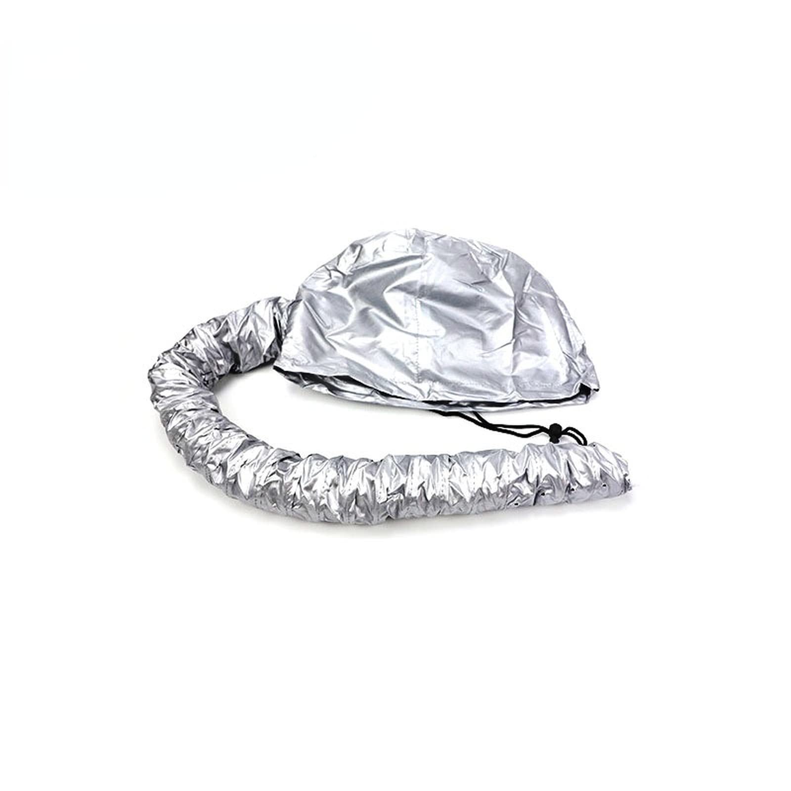 Portable Soft Hair Drying Cap Bonnet Hood Hat Womens Blow Dryer Home Dry Hair Cap Hairdressing Salon Supply Adjustable Accessory (Silver)