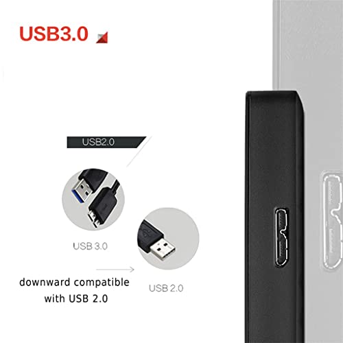 SGFDH Expansion HDD Drive Disk 1TB 2TB 4TB USB3.0 External HDD 2.5" Portable External Hard Disk (Color : D, Size : 2TB)