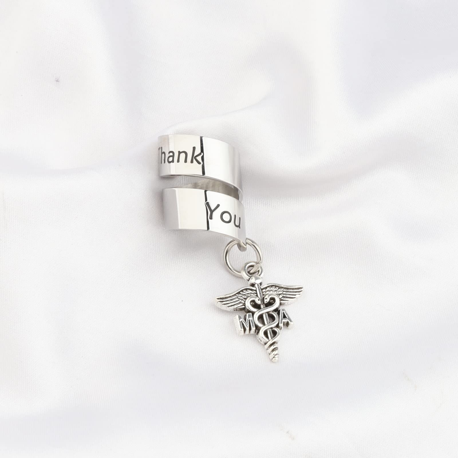 POTIY Medical Assistant Stethoscope ID Tag MA Stethoscope ID Tag Medical Student Charm Medical Life (MA)