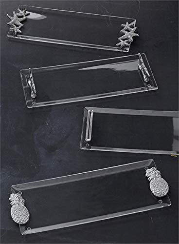 Mariposa Tray, Silver