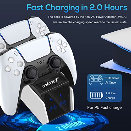 PS5 Controller Charger Station,Fancy Buying PS5 Charging Station, Dual Controller Charging Stand for Playstation 5, Docking Station Replacement for DualSense Charging Station
