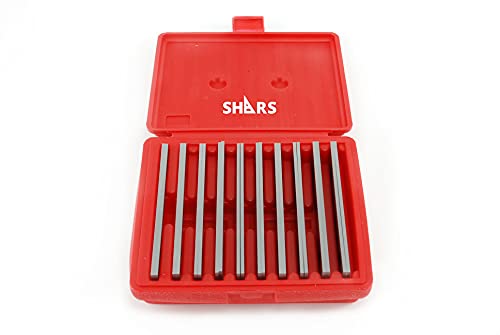 Shars 1/8" Precision Machinist Steel Parallels Set, 10 Pairs 303-7201 S[