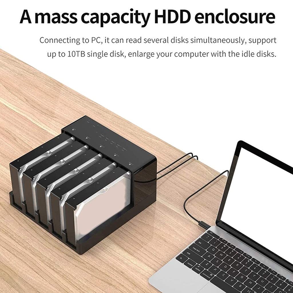 TBIIEXFL Super Speed USB 3.0 HDD Docking Station Tool USB 3.0 to SATA Hard Drive Enclosure Case Adapter