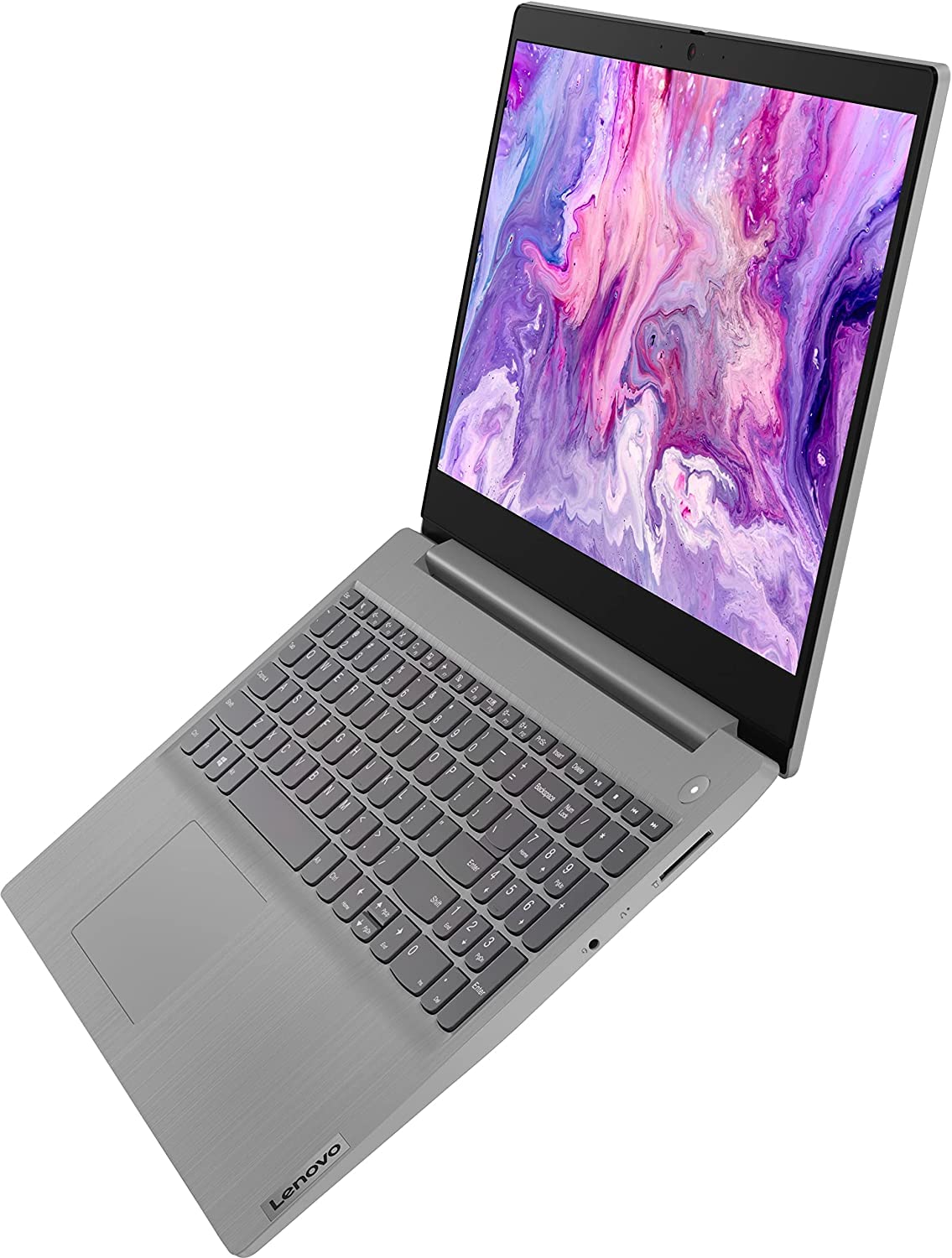 Lenovo IdeaPad 3 15.6 Full HD Laptop, Intel Core i3-1115G4, 4GB RAM, 128GB SSD, Windows 11 in S Mode, Platinum Gray