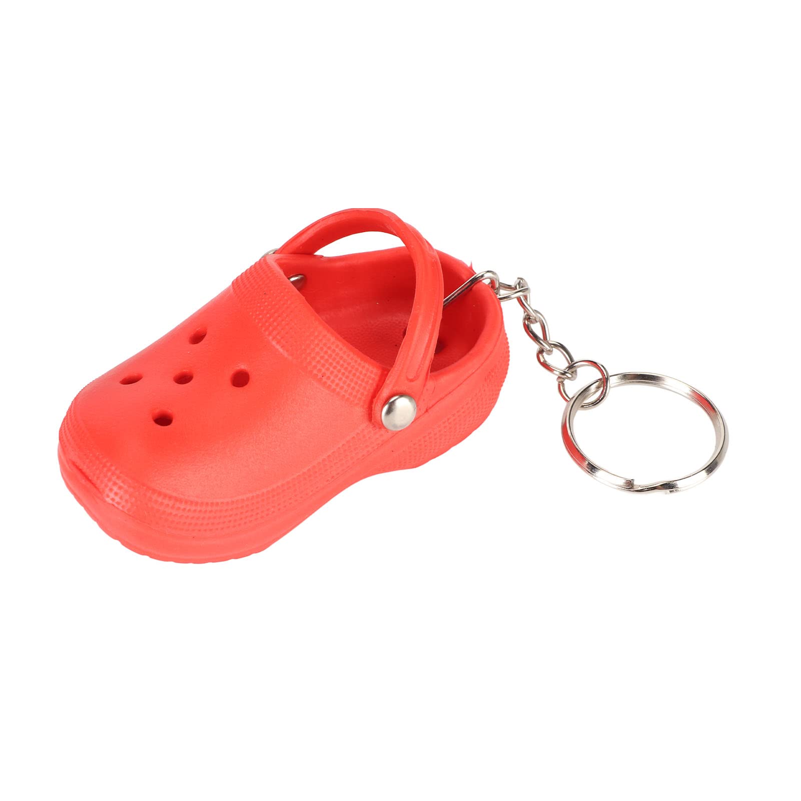 Pssopp 20Pcs Mini Croc Shoe Keychain Slipper Keychain Slipper Key Ring Cute for Backpacks Gifts Cute Shoes Keychain for Kids Boys Girls