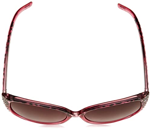 Jessica Simpson Women's J5837 Glitzy Retro Cat Eye Sunglasses with UV400 Protection - Glamorous Sunglasses for Women, 59mm
