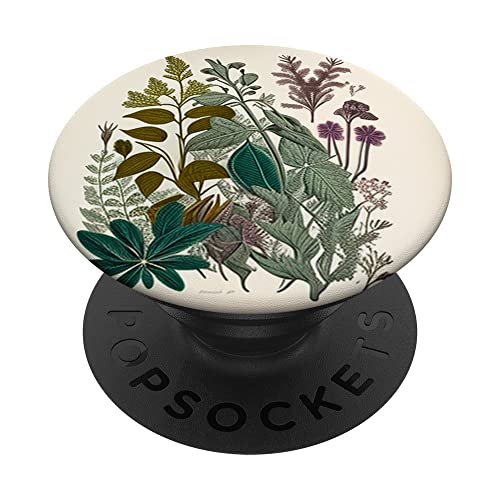 Wild flower | purple flower | Garden Botanical Foliage PopSockets Swappable PopGrip