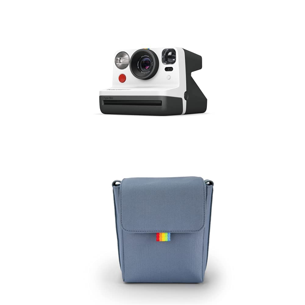 Polaroid Now Black and White Camera and Bag Bundle
