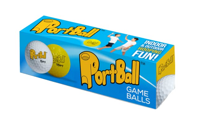 PortBall Game Unit - Includes Official 3-Ball Set and 1-Game Unit - Bouncing Indoor & Outdoor Sport, Great Gift for Birthdays, Fun Game for Teens and Adults