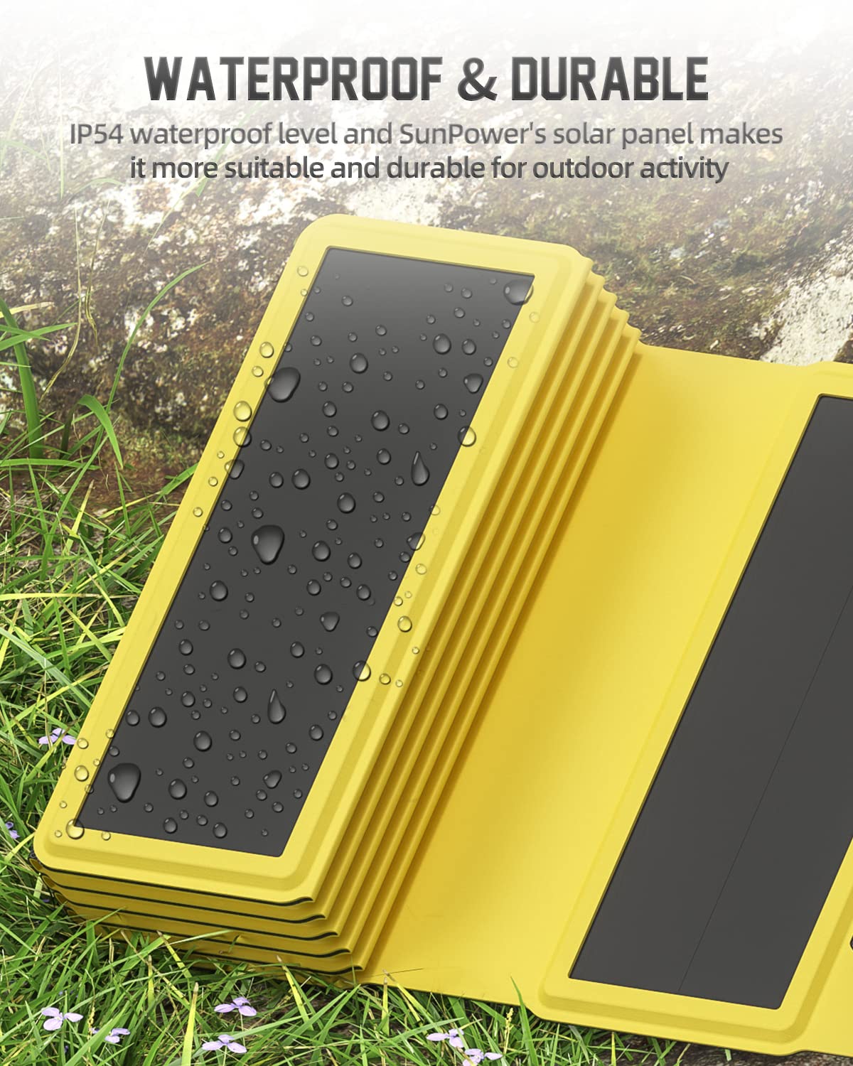 Shargeek STORM2 100W Power Bank 25600mAh with Transparent Case and IPS Screen Solar Panel Charger with USB Port 12W IP54