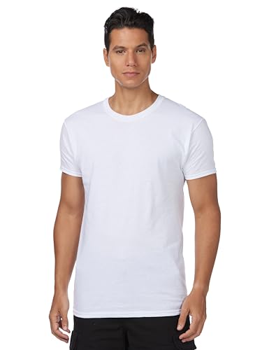 Hanes Men's 3-Pack Tagless Crew Neck T-Shirt White