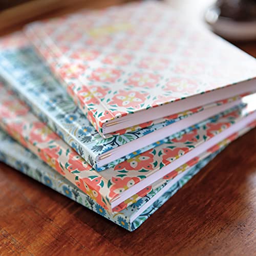 Letts of London Morocco Academic Weekly/Monthly Planner, August 2023 to July 2024, Week-to-View, Sewn Binding, Multilingual, A5 Size, 8.25" x 5.875", Sky (C031813-24)