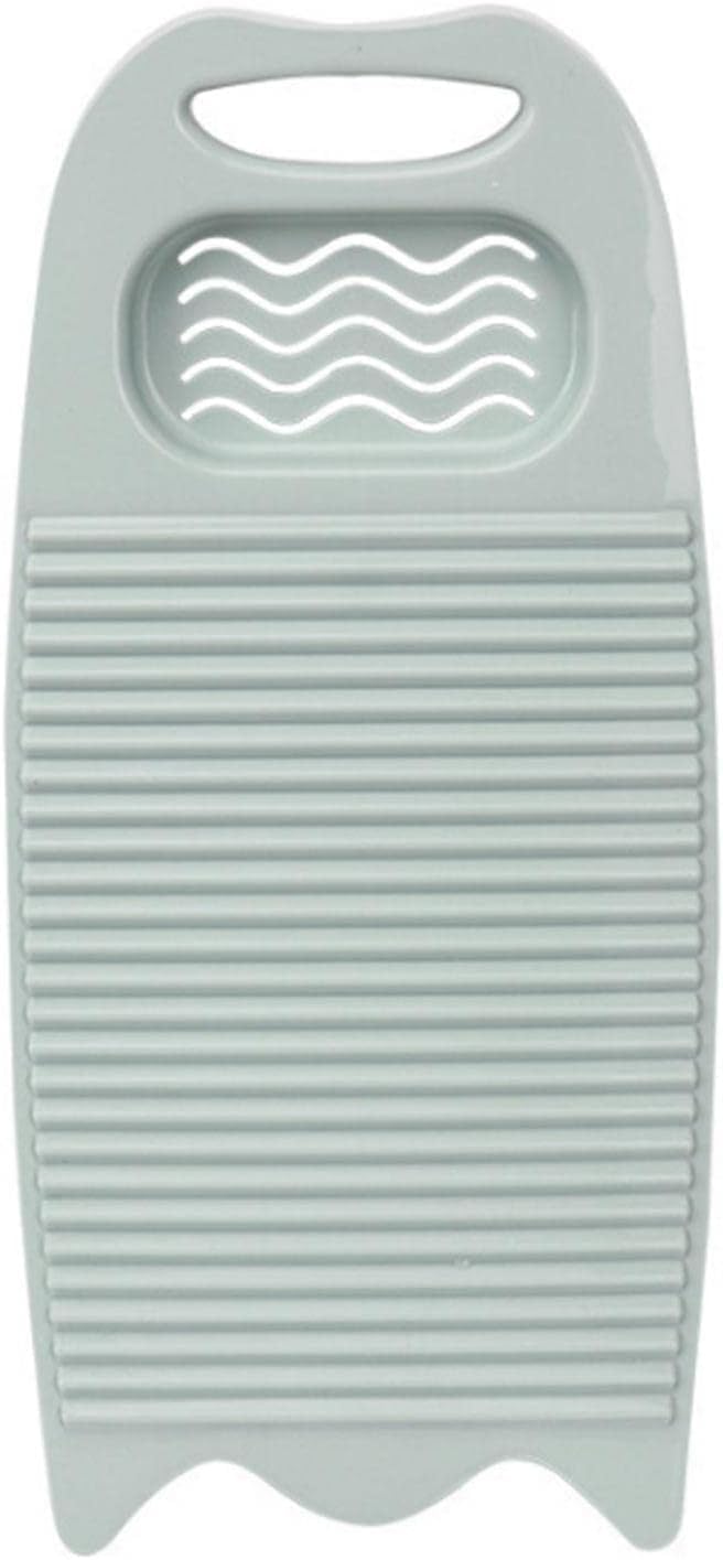 zzhugyin Plastic Washboard for Laundry,Household Hand Washing Board with Soap Holder Portable Hand Washing Clothes Tool Scrubboards Clothes Cleaning Tools for Home School Dormitory (Light Blue)