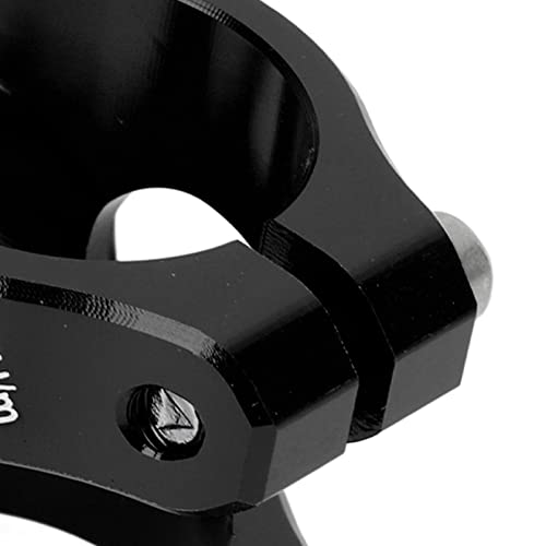 Pwshymi Handlebar Short Stem, Firmly Bike Stem High Strength Rust Proof Lightweight for Downhill Bikes for Road Bikes(Black)