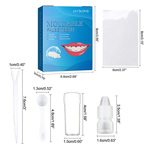 Teeth Covers for Broken Tooth Plastic Teeth Glue Makeup Dentures Modified Temporary Filling Teeth Filling Teeth Glue Filling Holes Broken Teeth 5ml Chipped Tooth