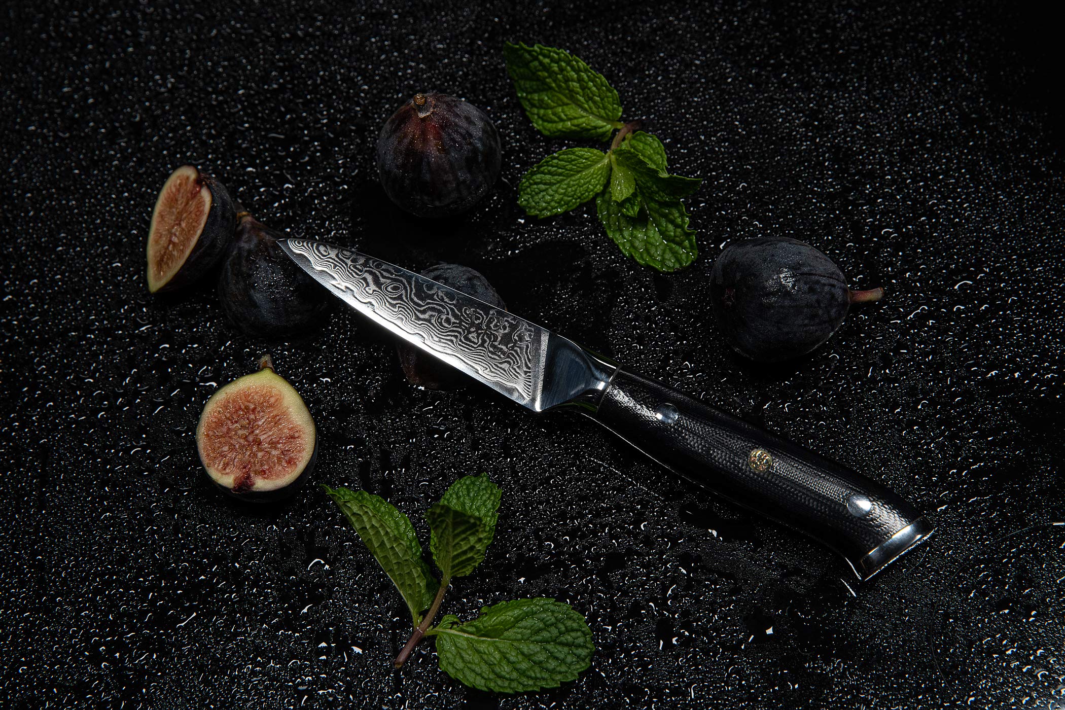 Oxford CHEF Paring Knife- 3.5 Inch - Damascus Japanese- VG10 Super Steel 67 Layer High Carbon Stainless Steel- Razor Sharp, Stain & Corrosion Resistant, Awesome Edge Retention
