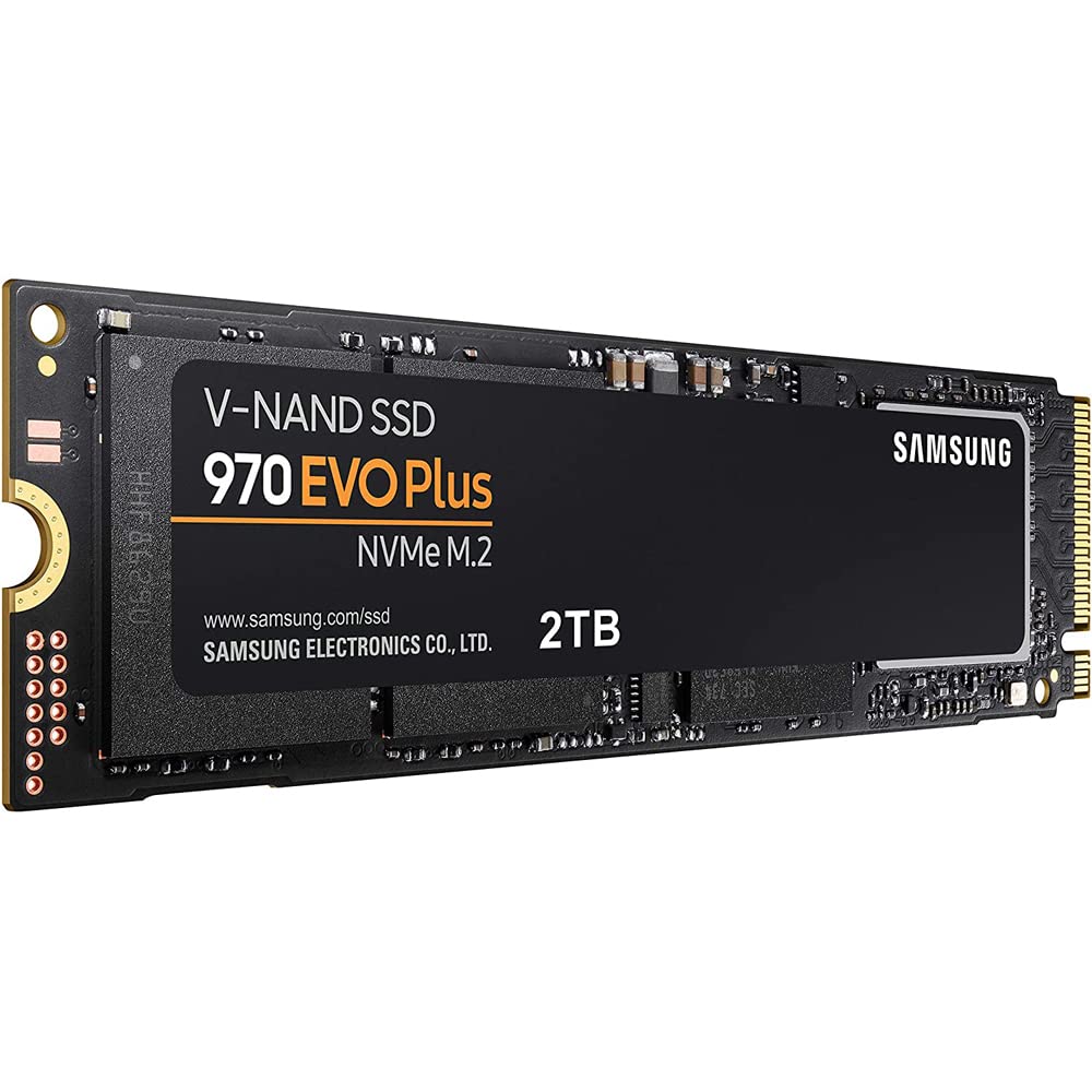 SAMSUNG MZ-V7S2T0B/AM 970 EVO Plus NVMe M.2 SSD 2TB Bundle with Lexar Play 1TB microSDXC UHS-I Memory Card and Deco Photo 6 x 6 inch Microfiber Cleaning Cloth