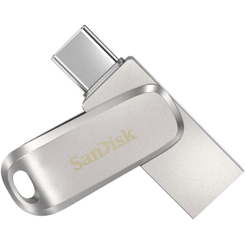SanDisk 64GB Ultra Dual Drive Luxe USB Type-C Flash Drive