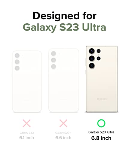 Ringke Air [No-Case Feel] Compatible with Samsung Galaxy S23 Ultra Case, Clear 5G Slim Cover, Transparent Flexible Lightweight Thin Cover Designed for S23 Ultra Case - Clear
