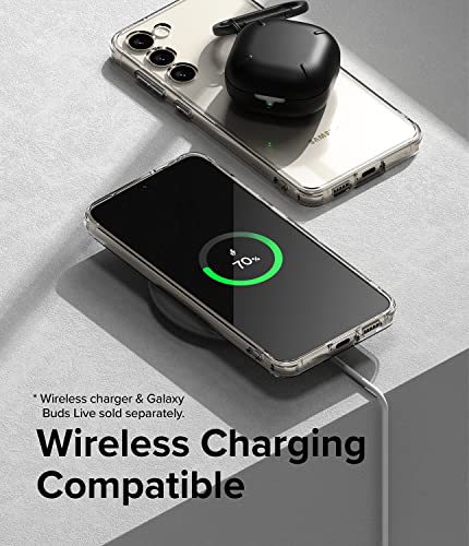Ringke Fusion [Display The Natural Beauty] Compatible with Samsung Galaxy S23 Case 5G, Transparent Phone Cover for Women, Men, Shockproof Bumper Designed for S23 Case - Clear