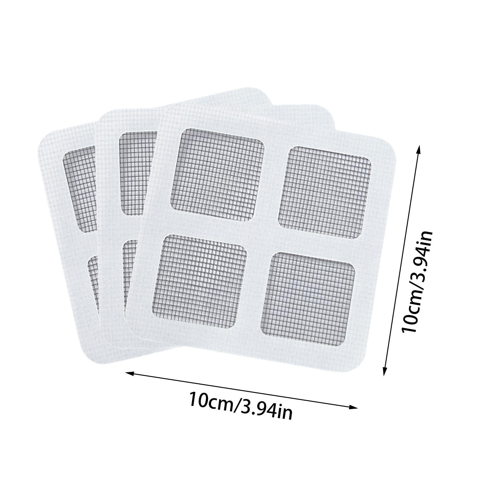 Shower Drain Sticker - Hair Guard Sewer, Floor Drain Mesh | 3 Bathtub Strainer Hair Catcher Patches, Disposablle Prevent Clogged Drains Filter Screen, Kitchen Sink Strainer Stopper for Trash