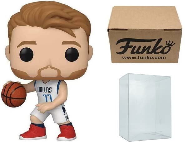 Pop Sports: Luka Doncic Vinyl Figure (Bundled with EcoTek Protector Case and Funko Pop Shipper Box for Additional Protection)