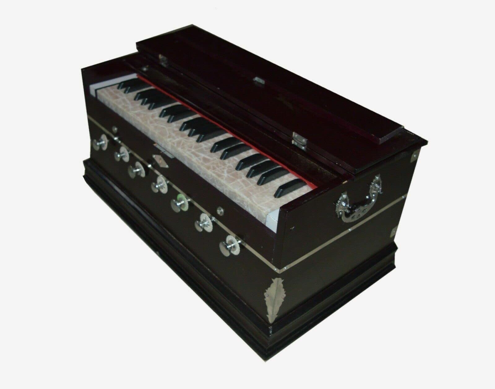 Naad Harmonium 7 Stopper Double Bellow 39 Key Two Reed(Bass-Male) 3 1/4 Octave