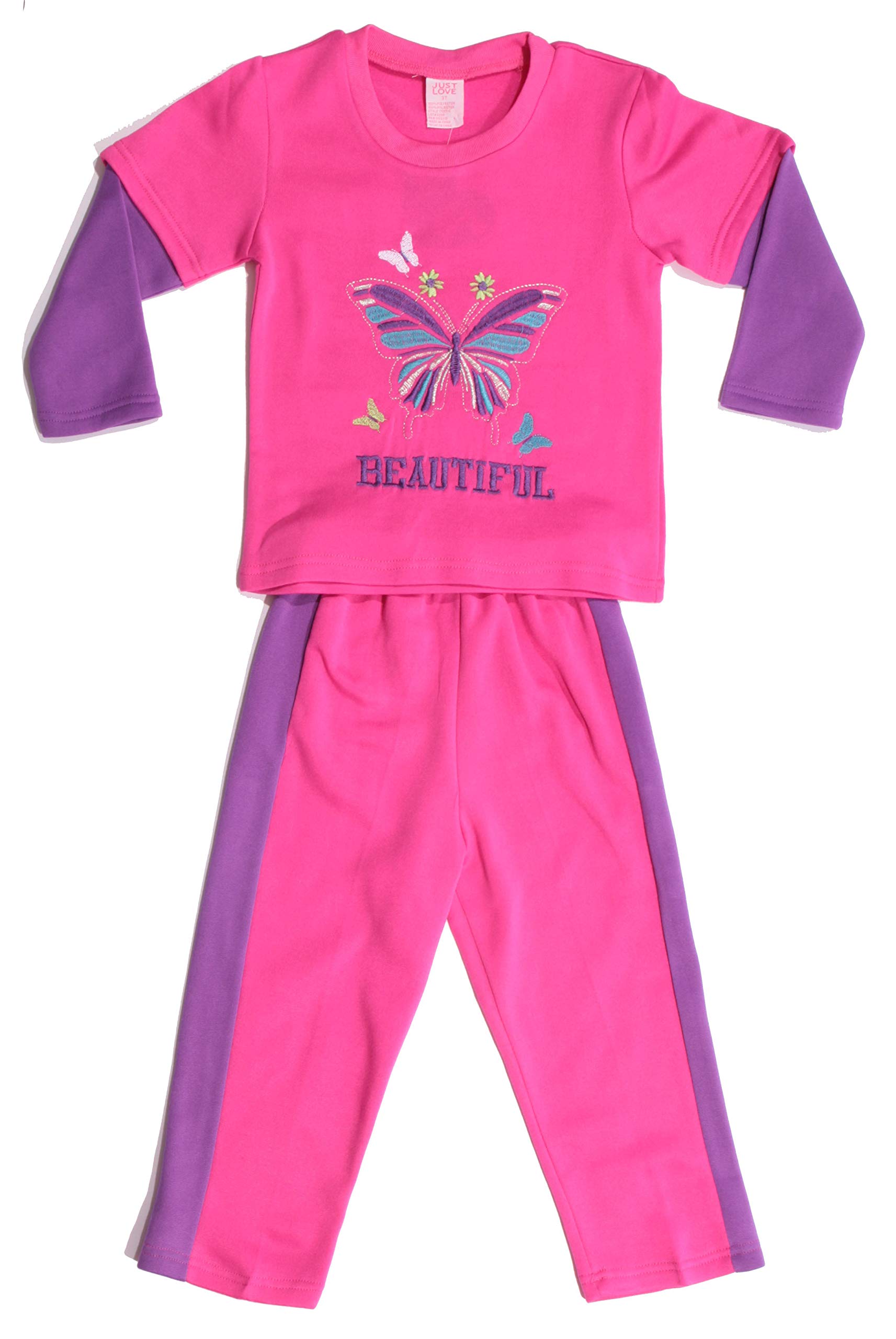 Just Love Girls Two Piece Fleece Set (Pack of 2) 17017-C-2T
