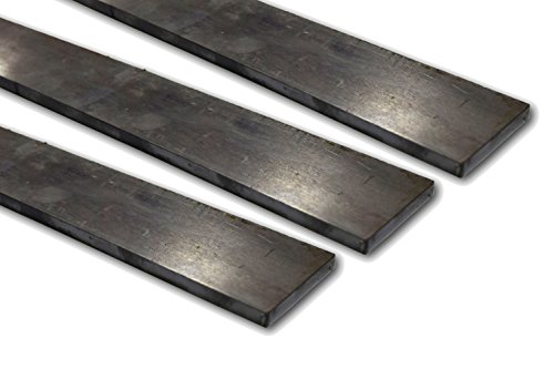 RMP Knife Blade Steel - High Carbon Annealed, 1075 Knife Making Billets, 1.5 Inch x 12 Inch x 0.187 Inch, 3 in Pack