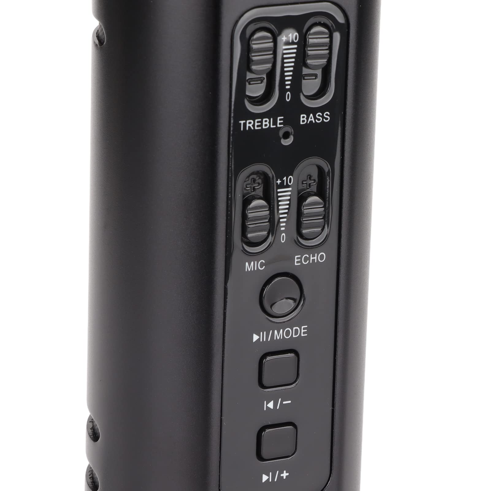 K6 Wireless Bluetooth Microphone, Portable Handheld Microphone Speaker Machine, 2000mAh Battery, Bluetooth Microphone for Karaoke Birthday Home Party(Black)