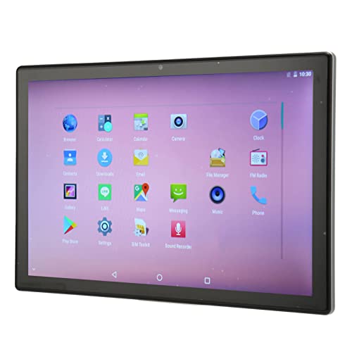 Rosvola 10 Inch Tablet PC, 5G WiFi 6 and 256G Octa Core Gray 4G Communication 128GB Expand Support WiFi Tablet for Travel (US Plug)