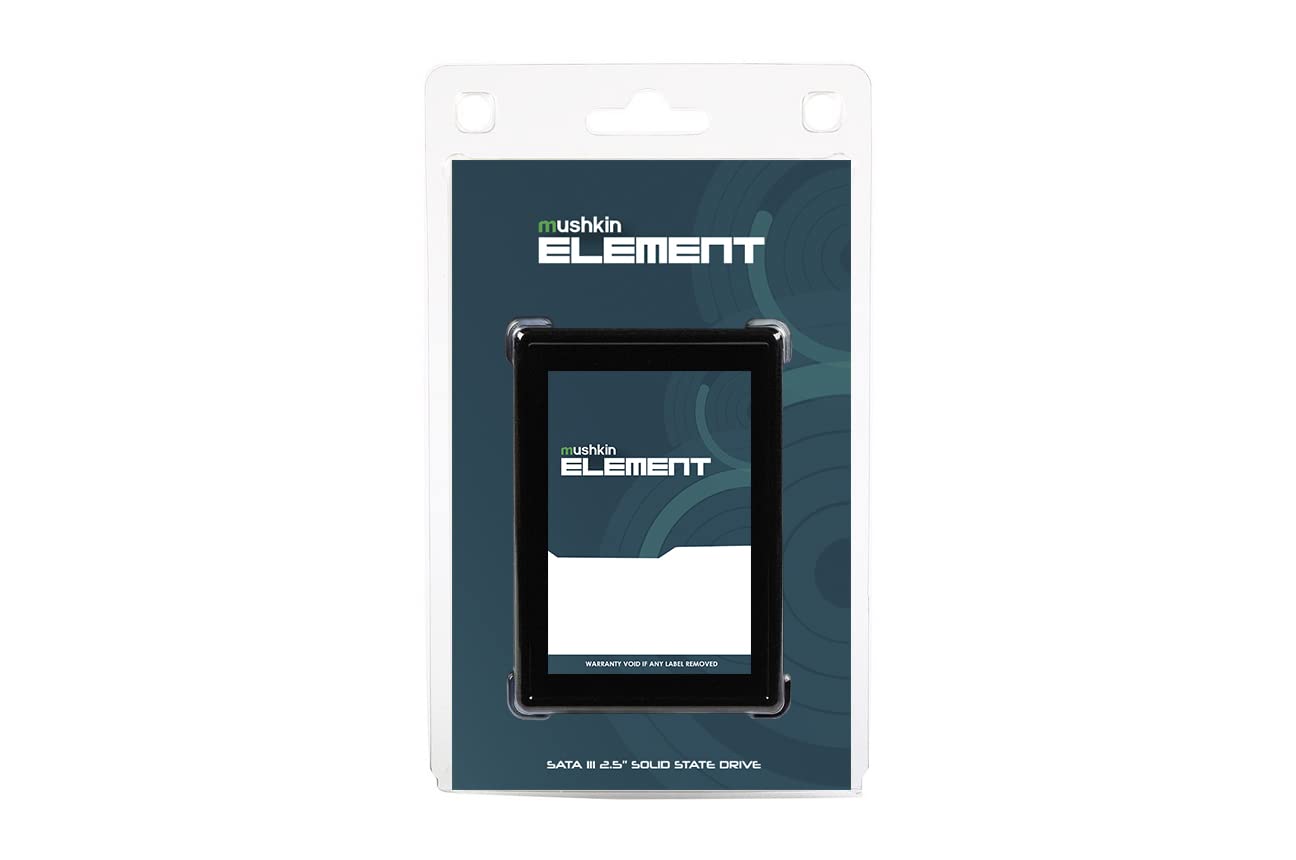 Mushkin Source-II - Internal Solid State Drive (SSD) - 2.5 Inch - SATA III - 6Gb/s - 3D Vertical TLC - 7mm (256GB Element)
