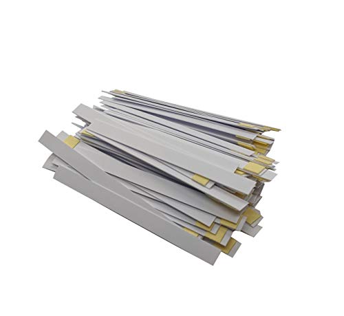 Restaurant Quaternary Ammonium (QAC, Multi Quat) Sanitizer Test Strips, 0-400 ppm [Bag of 100 Plastic Strips]