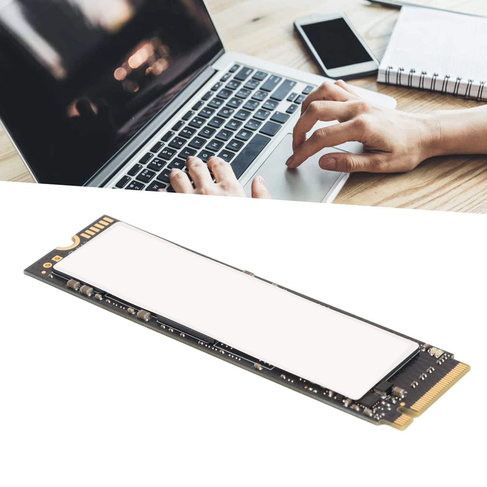 Rongm M.2 K300 SSD, Plug and Play 512GB SSD Gaming M.2 M 4 Channel Key Interface for Desktop Laptop 128GB