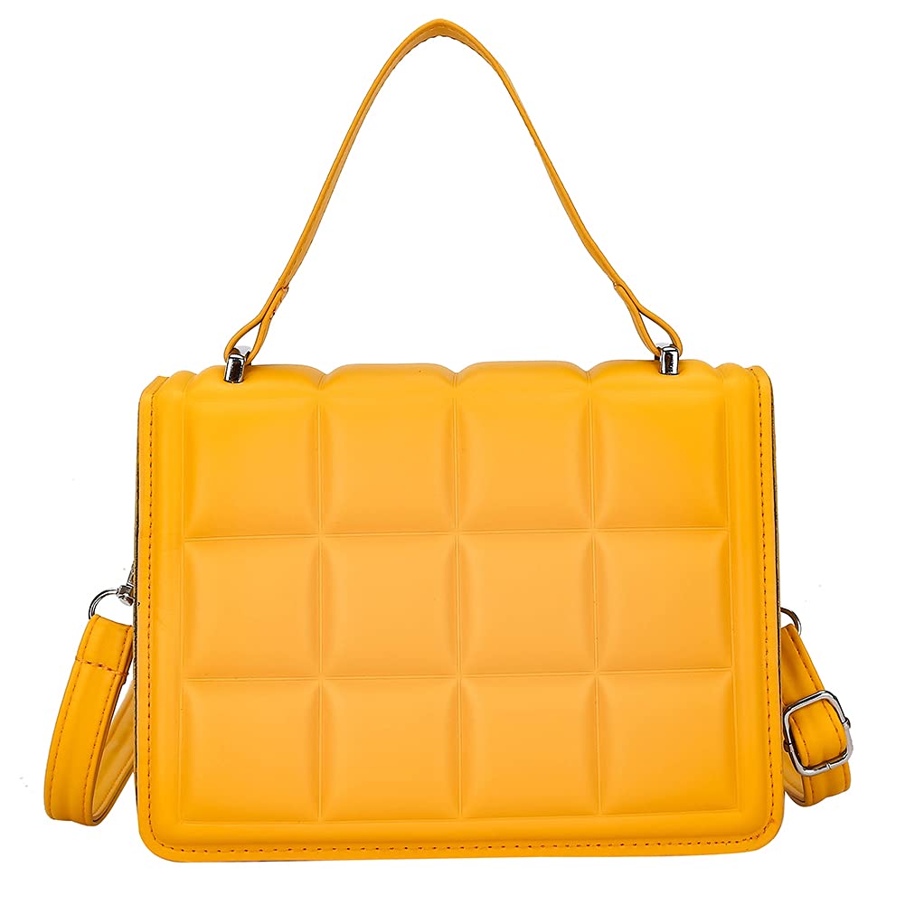 Popular Women Checkered Pattern Shoulder Bag Ladies Small PU Leather Crossbody Bags Female Plain Flap Handbags