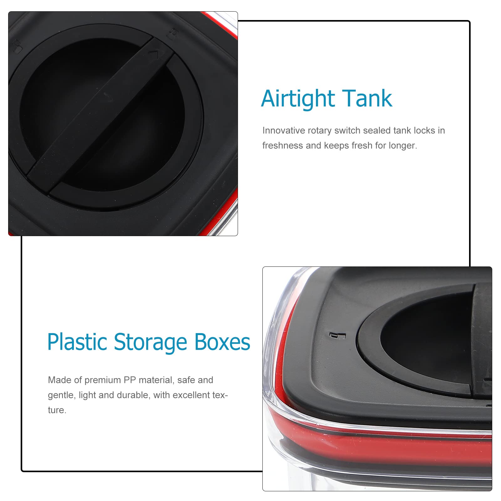 OSALADI 1pc Spiral Storage Tank Rice Storage Tank Airtight Tank containers with lids Flour kitchen storage container vacuum seal containers storage container with lid pp food rack dry food