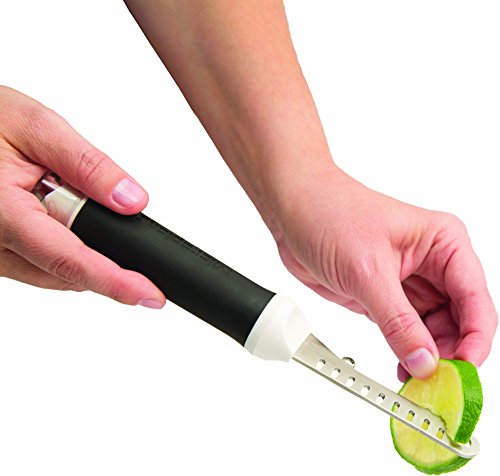 Microplane Ultimate Bar Mixology Tool - Stir, Strain, Cut, Slice, Muddle, Peel, and Garnish