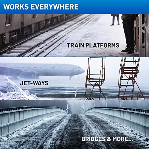 Safe Thaw Industrial Strength 100% Salt/Chloride-Free, Pet/Paw-Safe Snow & Ice Melter and Traction Agent. Use on Concrete, Asphalt, Roofs & On Any Surface, 30 Pound FlexiPail