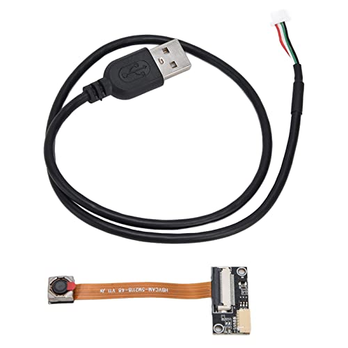 Tefola Autofocus Camera Module, USB Camera Module, HD 5MP Mini USB2.0 Webcam Board for Android HBVCAM‑5M2118AF110‑48 V11