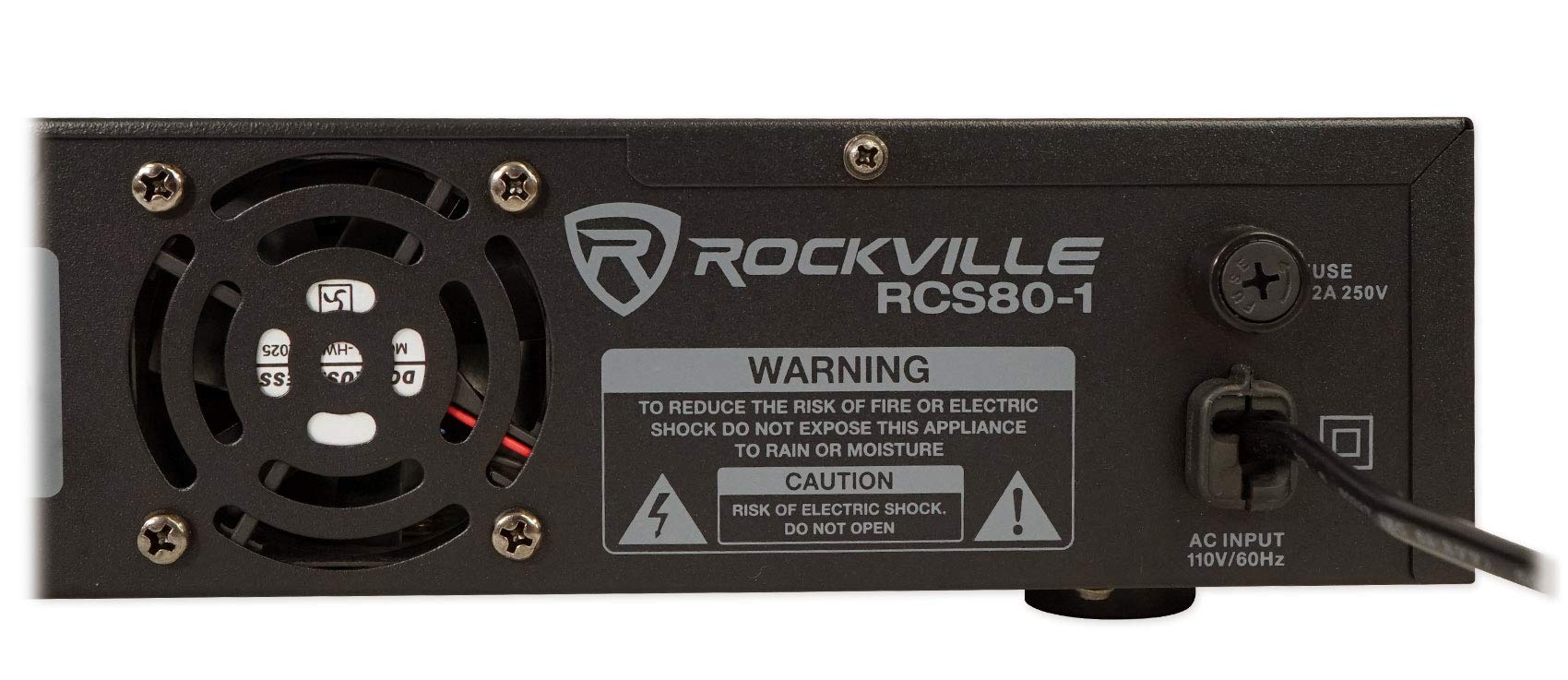 Rockville Commercial Restaurant Amp+(8) 6 inches White Ceiling Speakers+Wall Control
