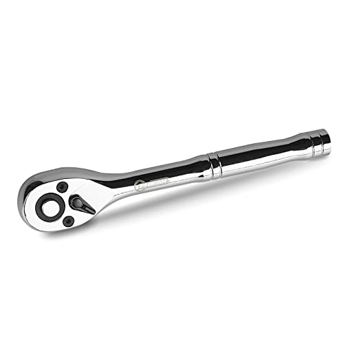 PHIRAH 1/4-Inch Drive Ratchet Handle, Ratchet Wrench, 72-Tooth Quick-Release Reversible Socket Wrench,CR-V Handle