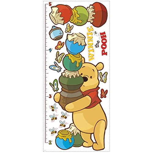 RoomMates RMK1501GC Winnie The Pooh Peel and Stick Inches Growth Chart