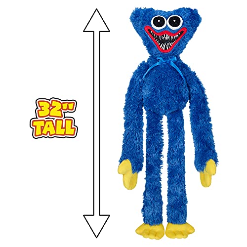 Poppy Playtime - Huggy Wuggy Huge Plush (32'' Tall Plush, Series 1) [Officially Licensed], (HP7701)