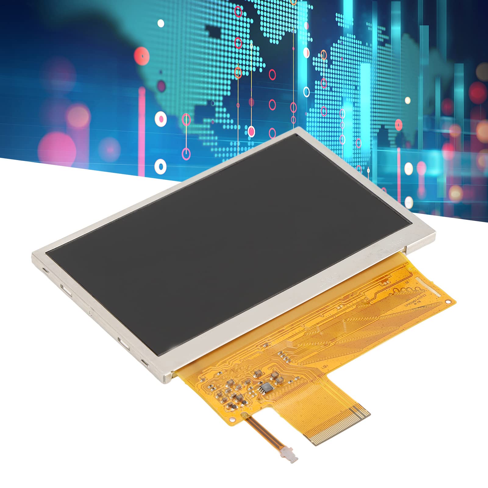 Professional Original Replacement LCD Display Screen for PSP 1000 1001 1002 1003 1004, LCD Backlight Display Part, Robust and