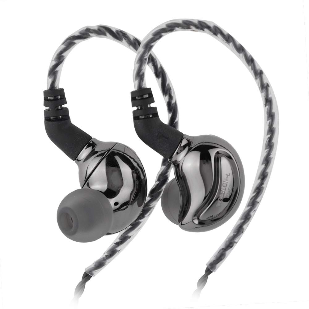 Linsoul BLON BL05S HiFi 10mm Carbon Diaphragm Dynamic Driver in-Ear Earphone IEM with 0.78mm 2pin Detachable Cable (with mic, BL05S-Green)