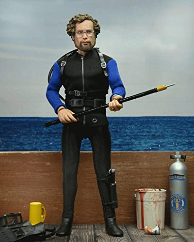 NECA Jaws Shark CAGE Hooper 8IN Clothed Action Figure