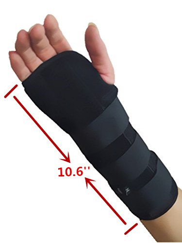 Rousu Medi Forearm and Wrist Support Splint Brace Forearm Immobilizer Brace (Left hand)
