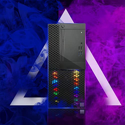 RGB Gaming Desktop PC, Intel Quad I5 up to 3.6GHz, 16GB RAM, Radeon RX 550 4G GDDR5, 512G SSD, WiFi & Bluetooth, RGB Keyboard & Mouse, Win 10 Pro (Renewed)