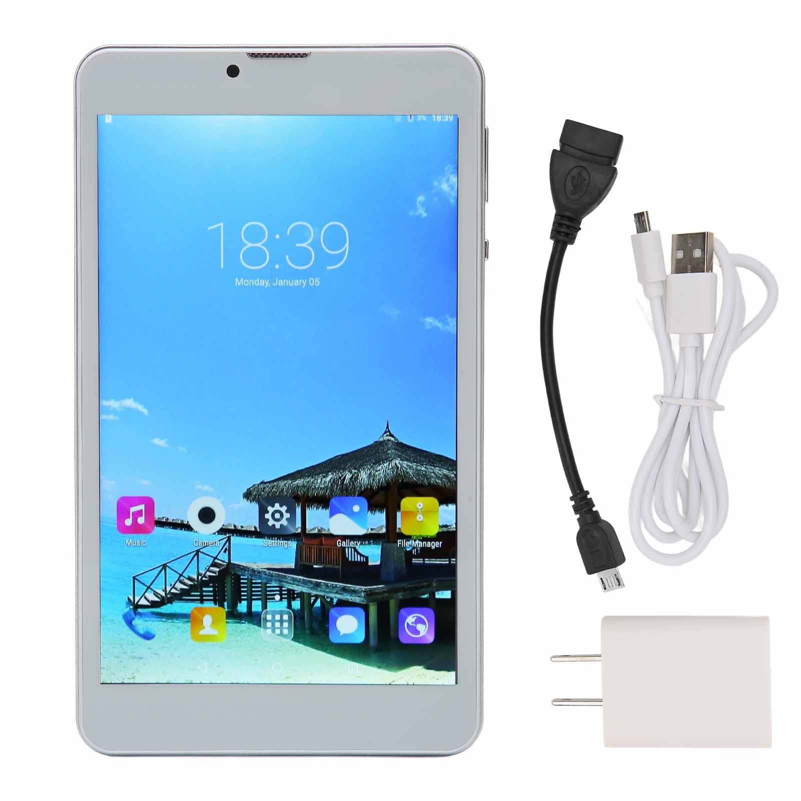 Tablet PC, Tablet Dual Card Dual Standby 1920x1200 IPS for (US Plug)