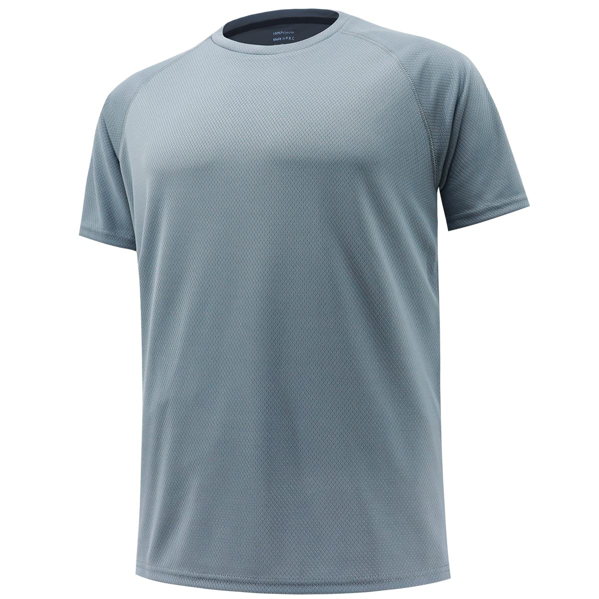 Mens Workout Shirts Short Sleeve - Dry Fit T Shirts Moisture Wicking - Gym Shirts Men Athletic, Running Shirts Pack Quick Dry (Small, 5-Pack Black, Grey, Green, Navy, Blue)